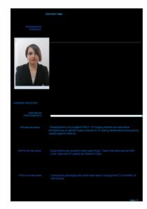 CV Simona Bernardini - Telefono Rosa Formazione